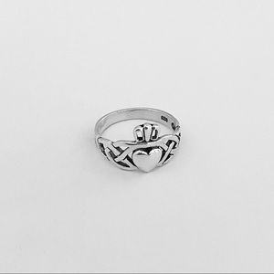 Jewelry | Top Seller Sterling Silver Claddagh Heart Ring With Celtic ...